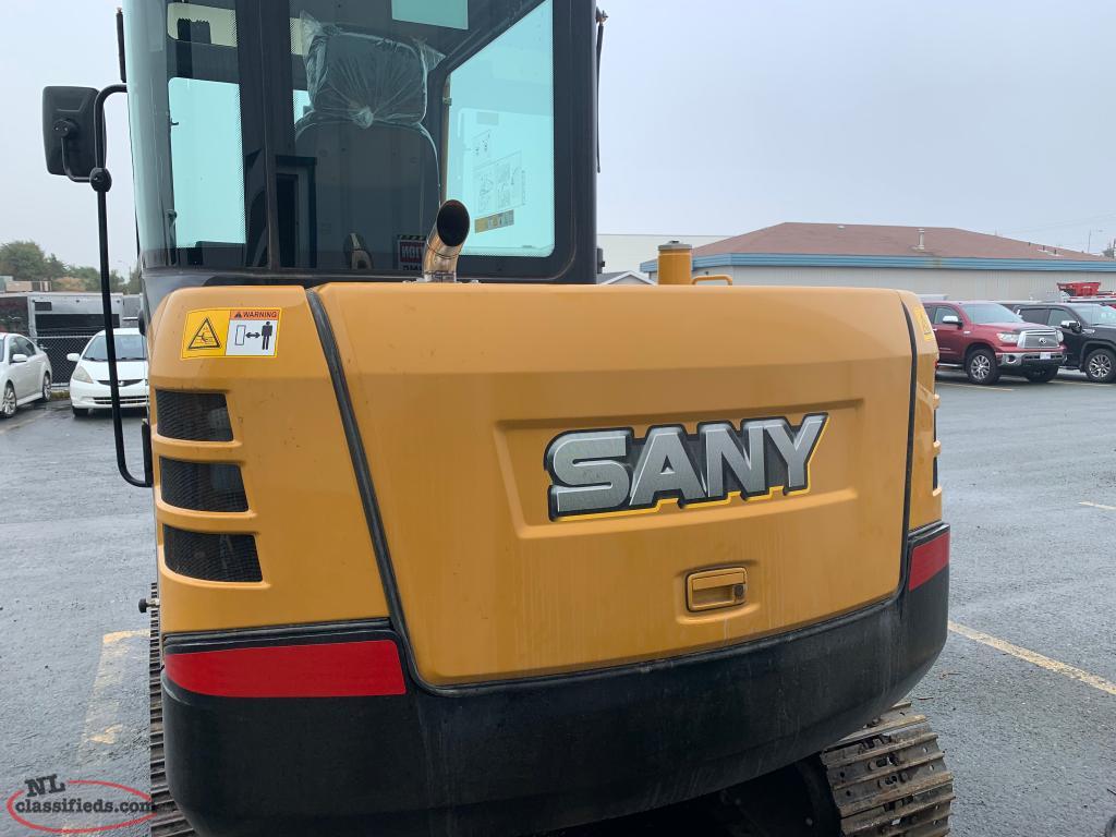 Save $8,085.00 on a SANY SY60C EXCAVATOR plus get A free Bucket - Mount ...