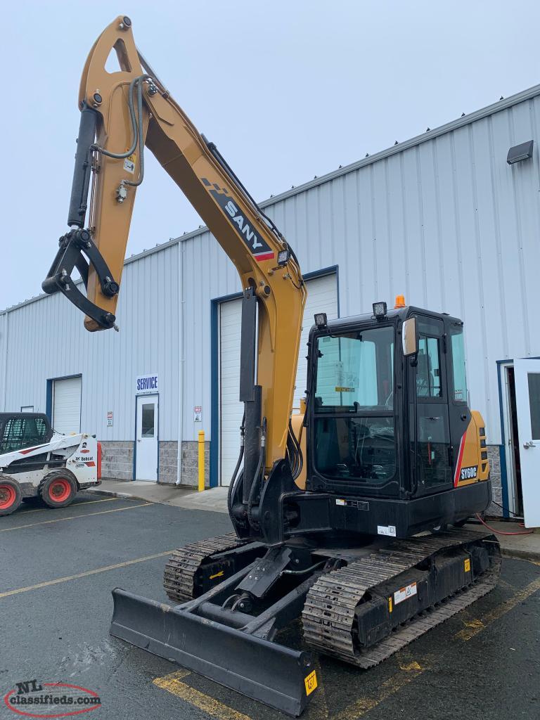 Save $8,085.00 on a SANY SY60C EXCAVATOR plus get A free Bucket - Mount ...