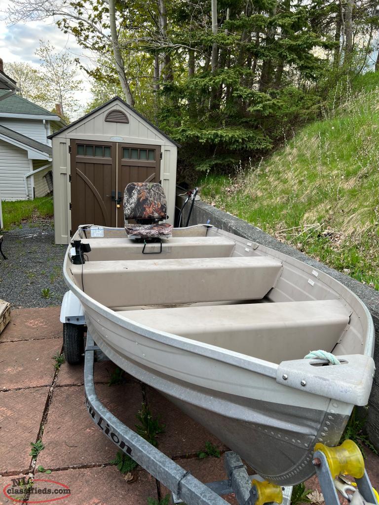 12 ft aluminum boat, motor and trailer - Harbour Grace, Newfoundland ...