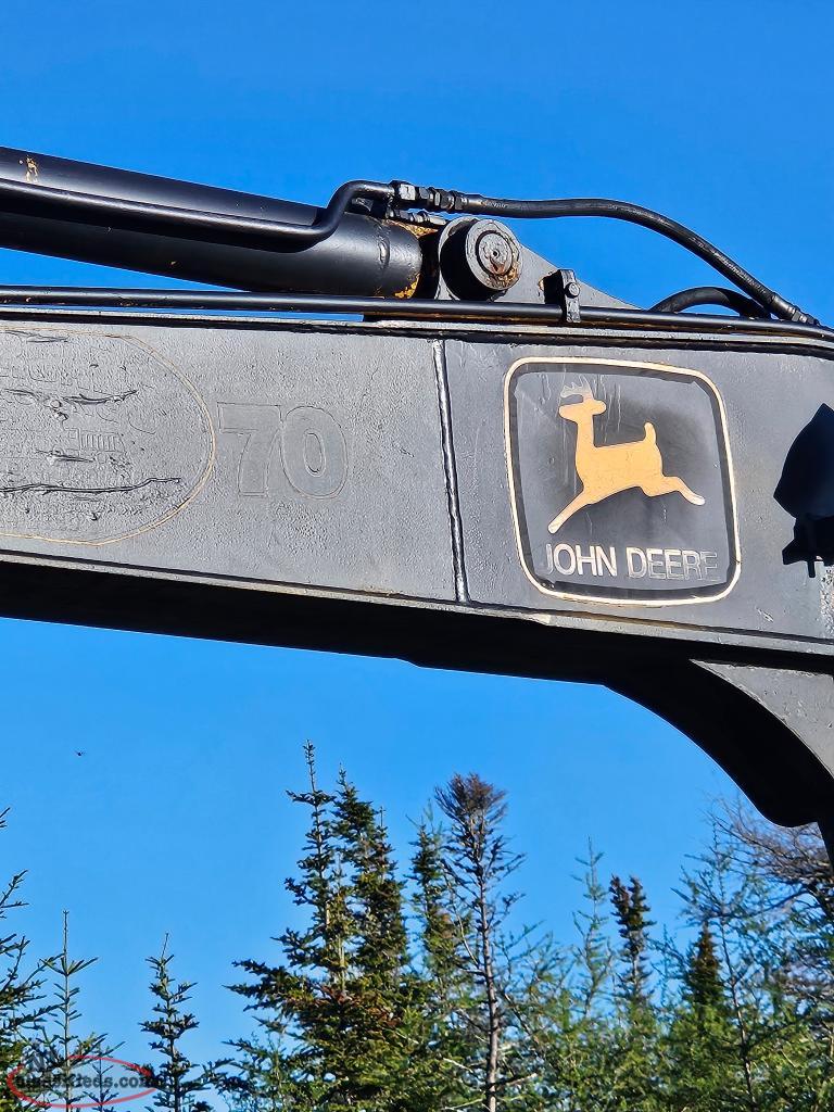 John Deere 70 excavator - Argentia Access Road, Newfoundland Labrador ...