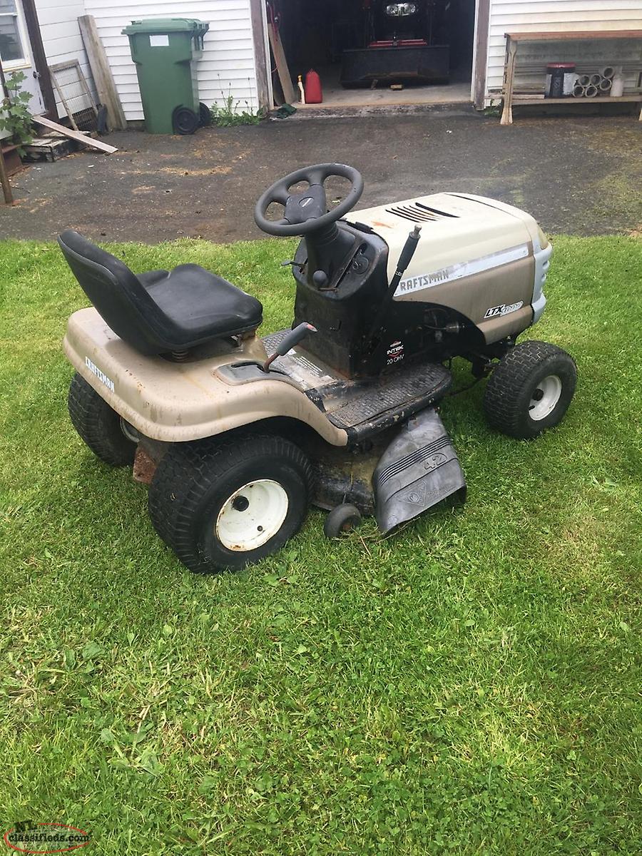 Craftsman LT1000 lawn tractor. - Goulds, Newfoundland Labrador | NL Classifieds