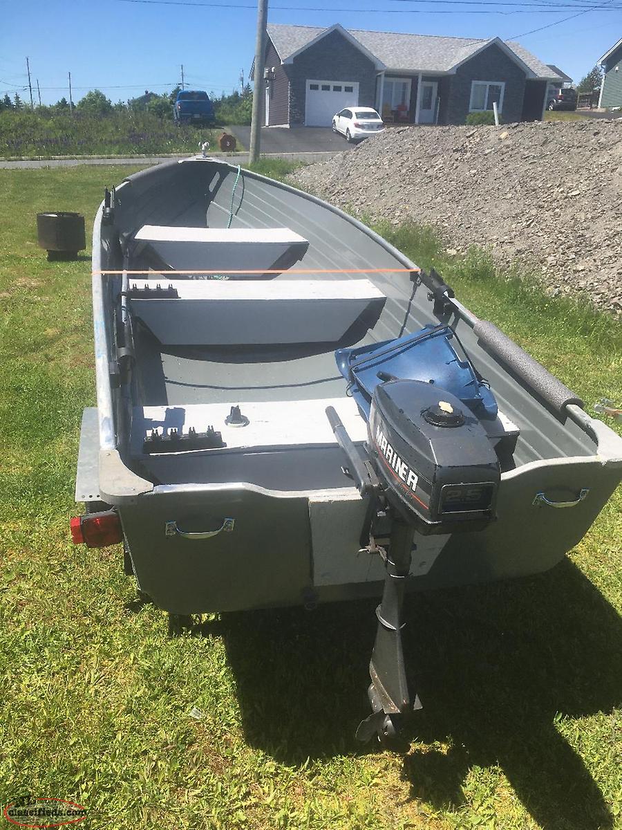 14 foot aluminum boat motor and trailer - Harbour Grace, Newfoundland ...