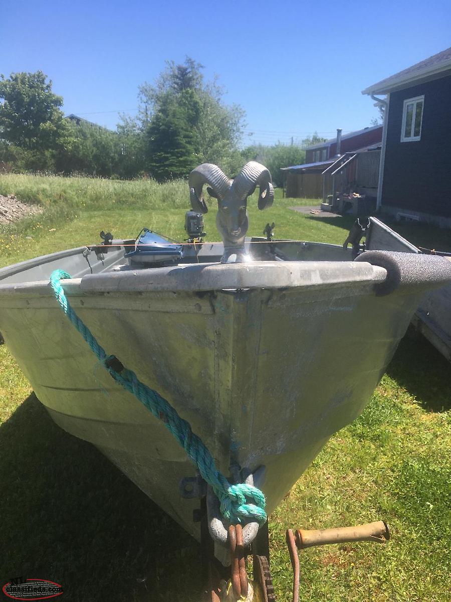 14 foot aluminum boat motor and trailer - Harbour Grace, Newfoundland ...