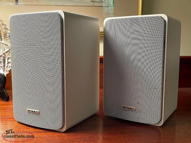 Vintage Die Cast Metal Optimus PRO-7 Speakers ( aka Realistic Minimus 7 ...