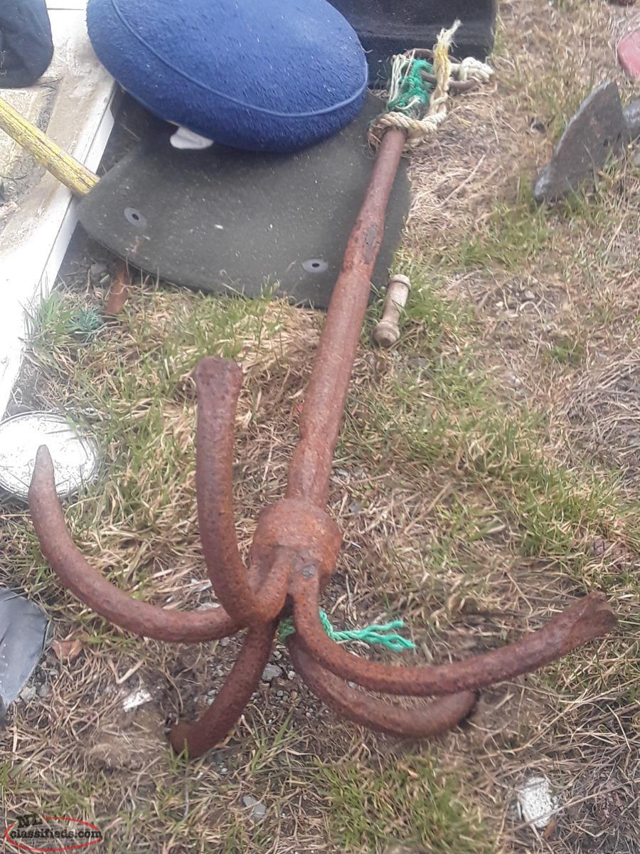$50 each FIRM::::: NEWFOUNDLAND::: 5 prong grapple/grapnel - Bonavista ...