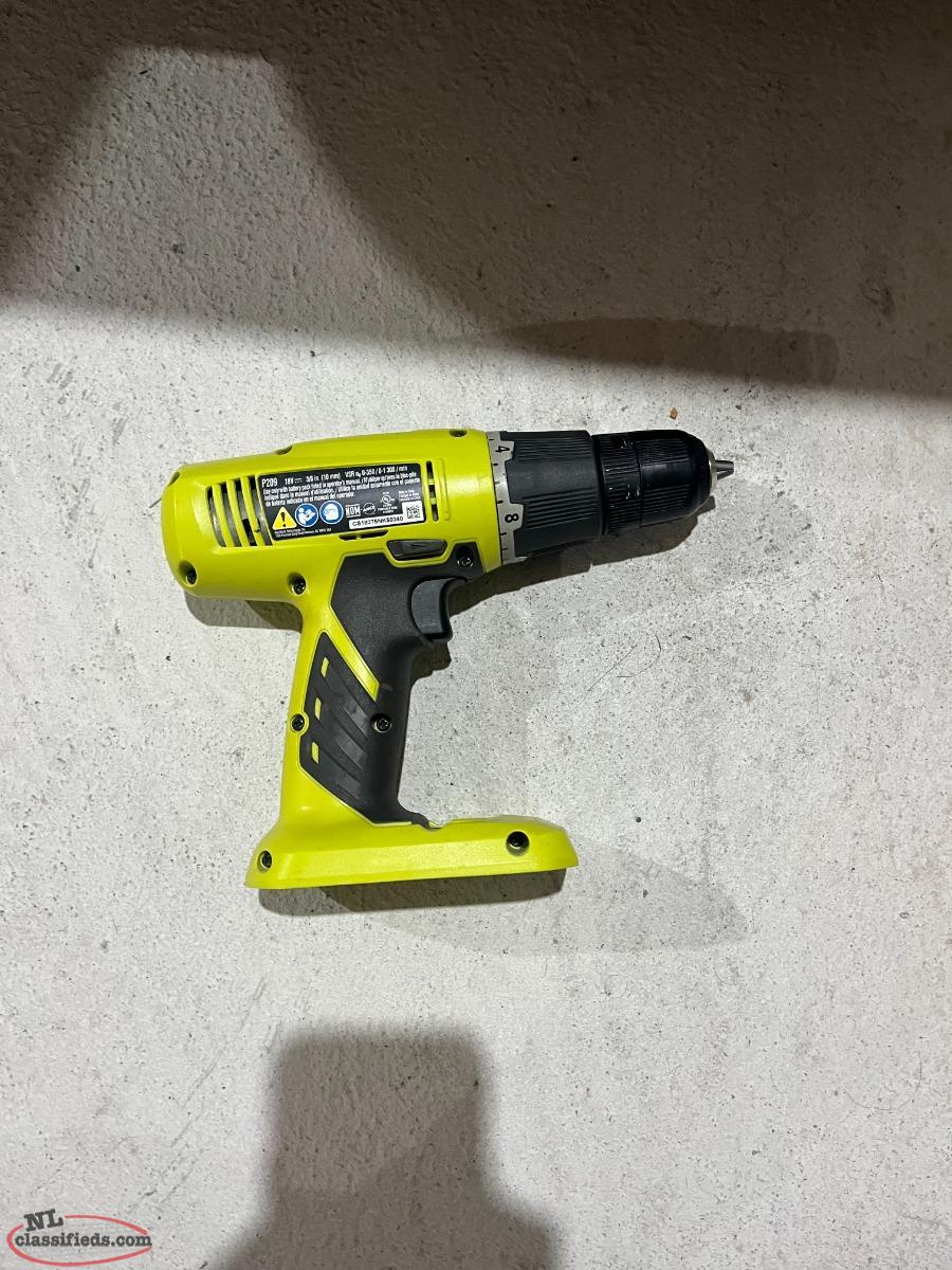RYOBI DRILL FOR SALE - St.johns, Newfoundland Labrador | NL Classifieds