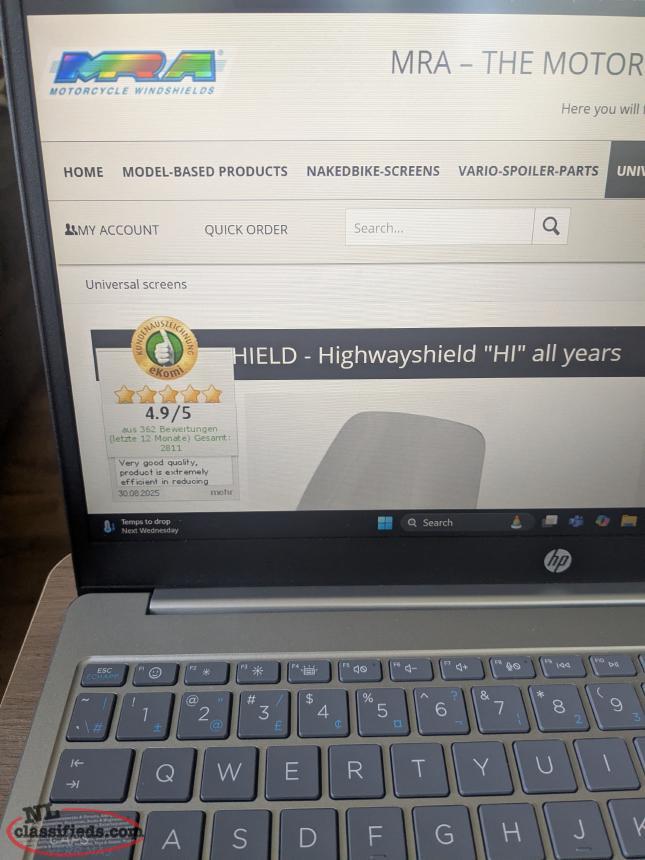 Reduced! MRA Universal Highway Windshield. - Massey Dr., Newfoundland ...
