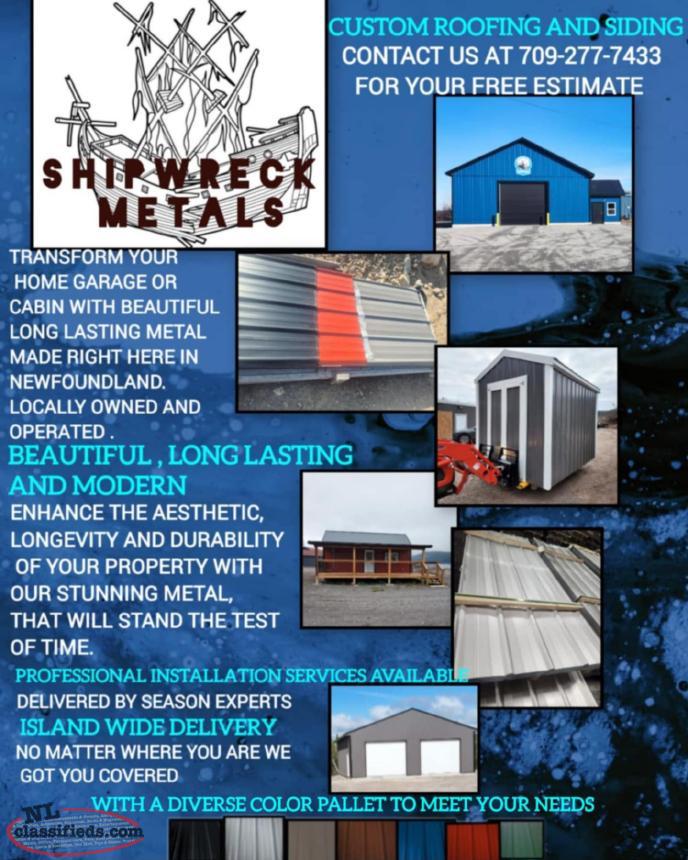 New Metal Roofing Or Siding - Terrenceville, Newfoundland Labrador | NL ...
