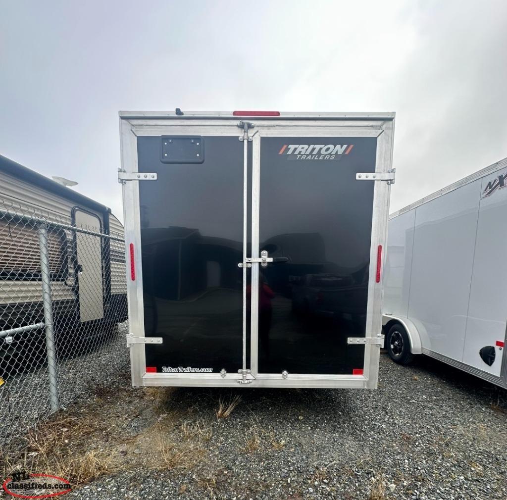 2025 TRITON 7.4 X 16 WITH BARN DOORS ENCLOSED TRAILER REDUCE PRIVCING ...