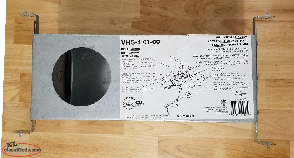 IC Rated Recessed Light Vented Mounting Box - Paradise, Newfoundland ...