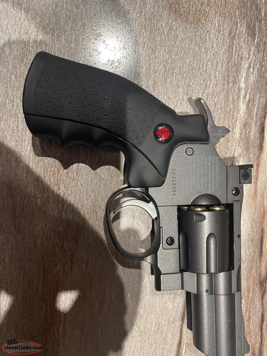 Crosman® SNR357 CO2 Powered Air Pistol for Pellets and BBs, Double ...