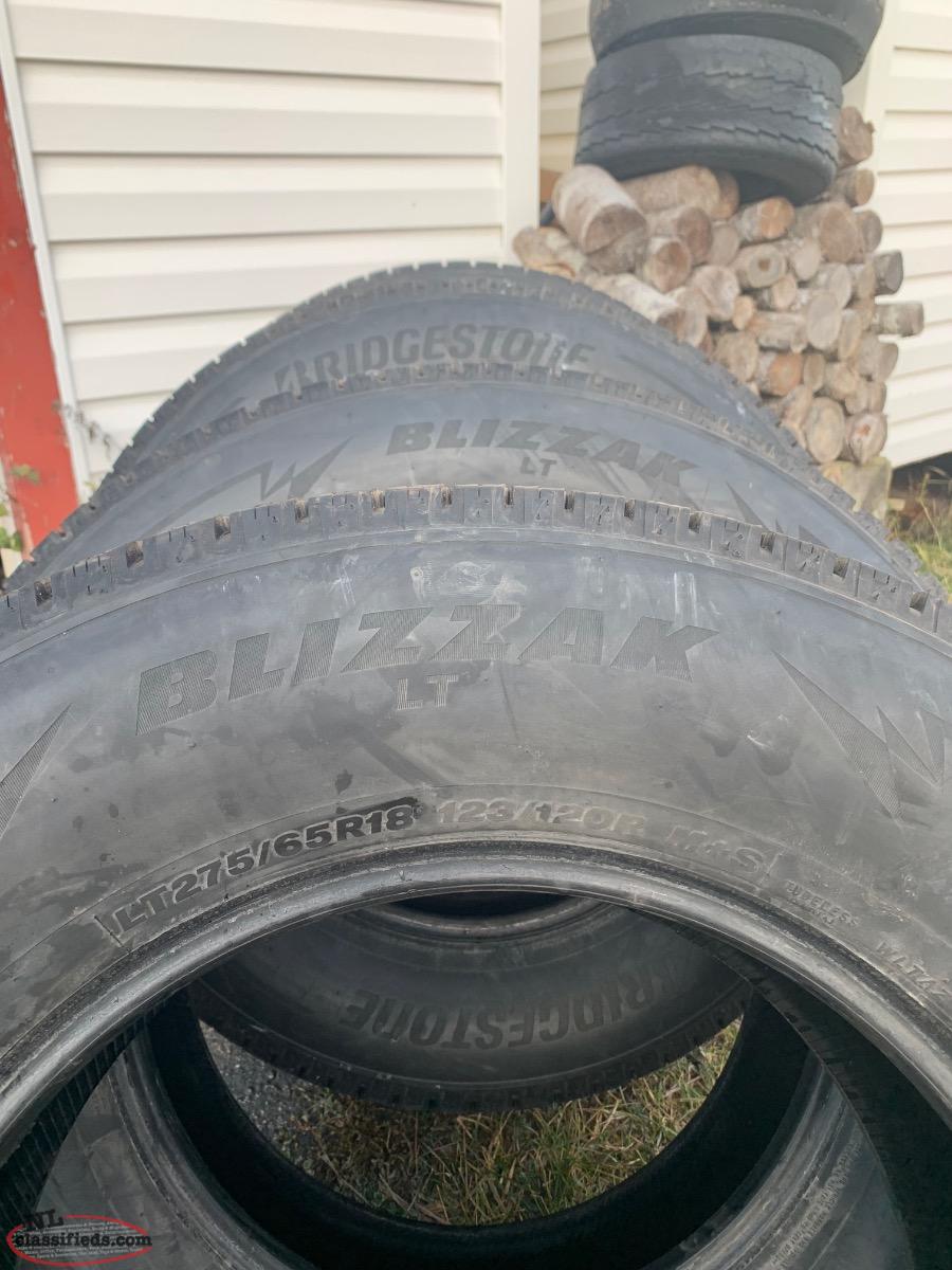 Bridgestone Blizzak winter tires - Seldom, Newfoundland Labrador | NL ...