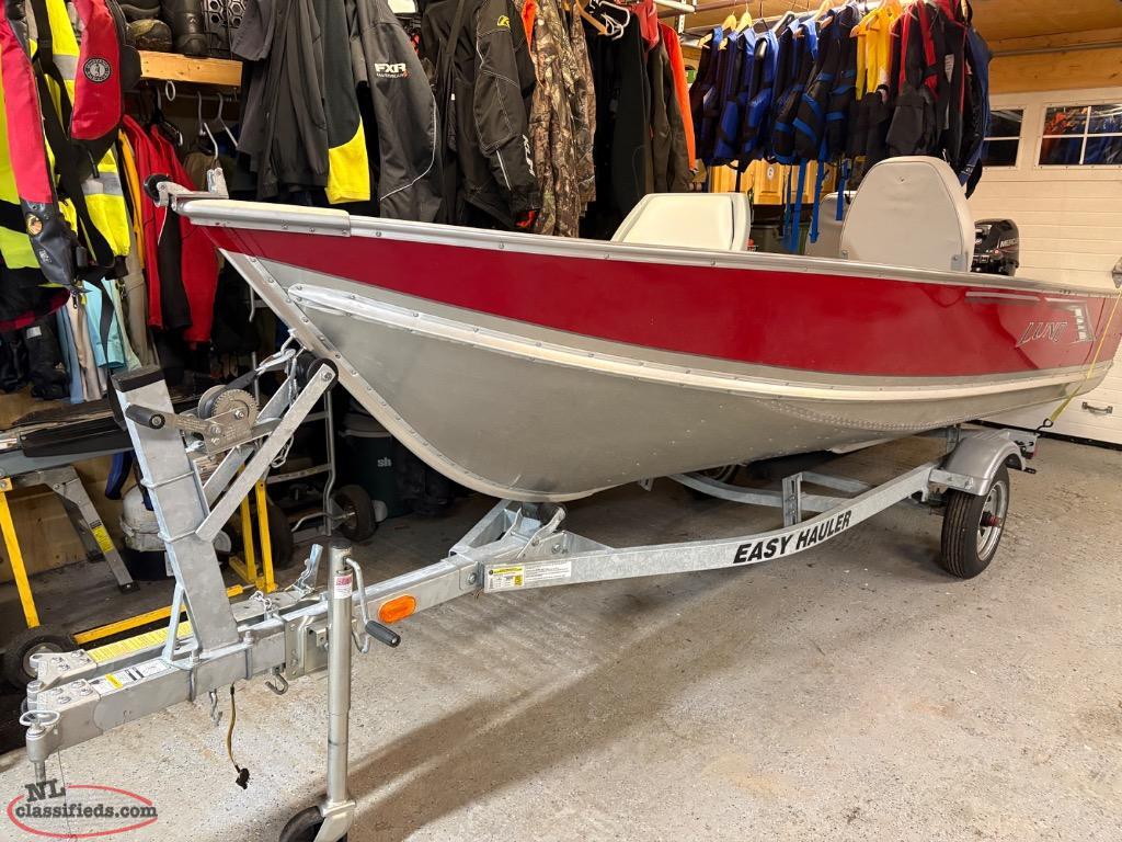 BRAND NEW 14' Lund fishing boat/trailer/Mercury 9.9hp motor - St. John ...