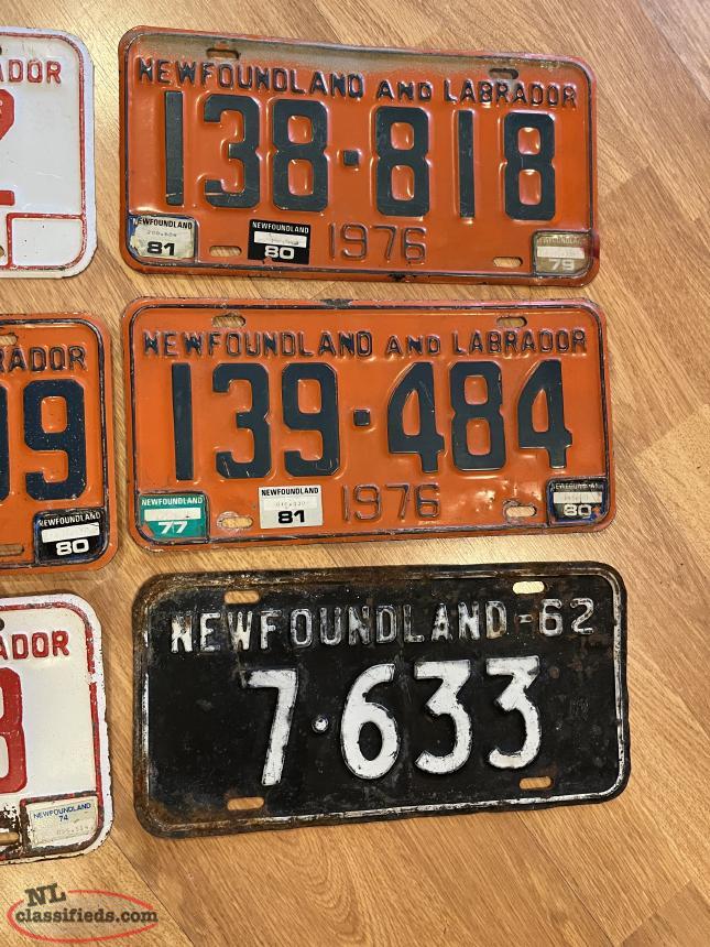Newfoundland License Plates - St. John's, Newfoundland Labrador | NL ...