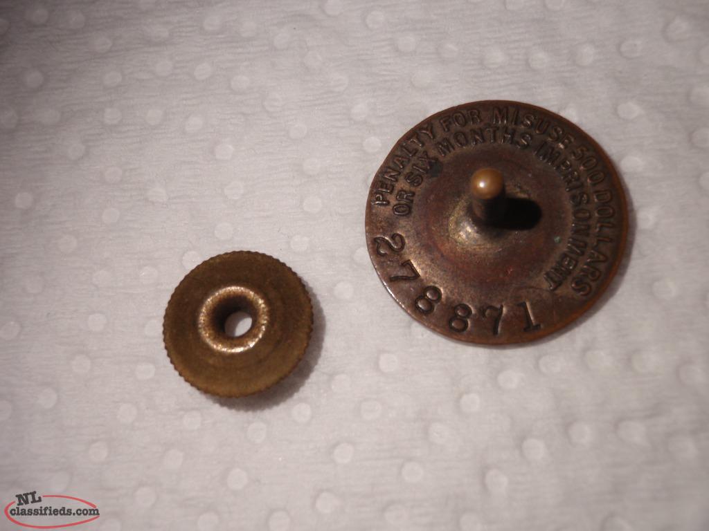 WWI NEWFOUNDLAND / CANADIAN LAPEL BADGE - Grand Falls Windsor ...