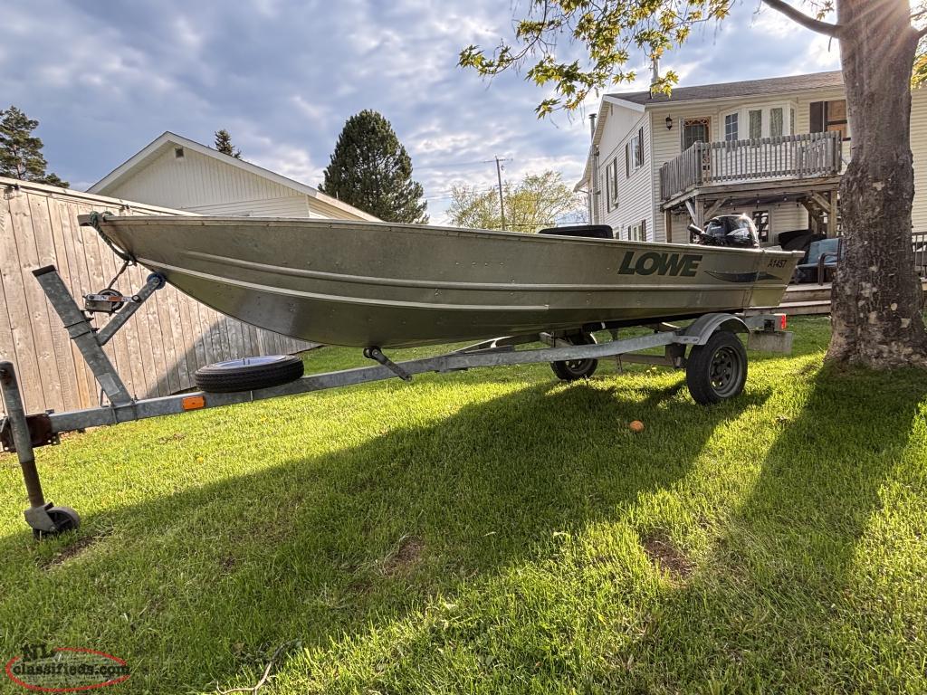 Lowe 14’ Aluminum Boat With Suzuki 9.9 - Pasadena, Newfoundland ...
