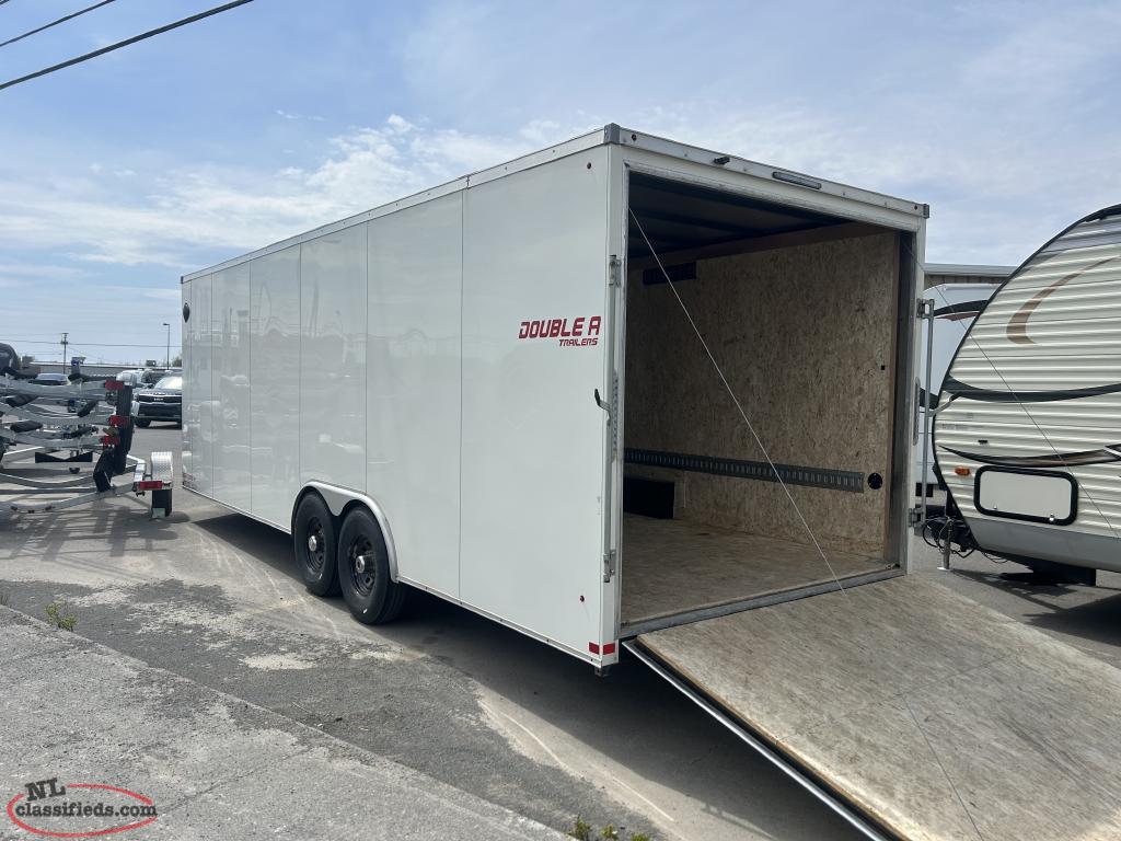 26‘7“ Enclosed Car Haulier Cargo Trailer, Heavy Duty - Grand Falls ...