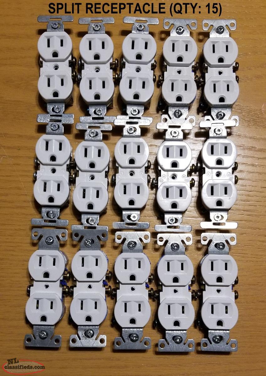 46 Receptacles, 37 Toggle Switches, 66 Wall Plates - Paradise ...
