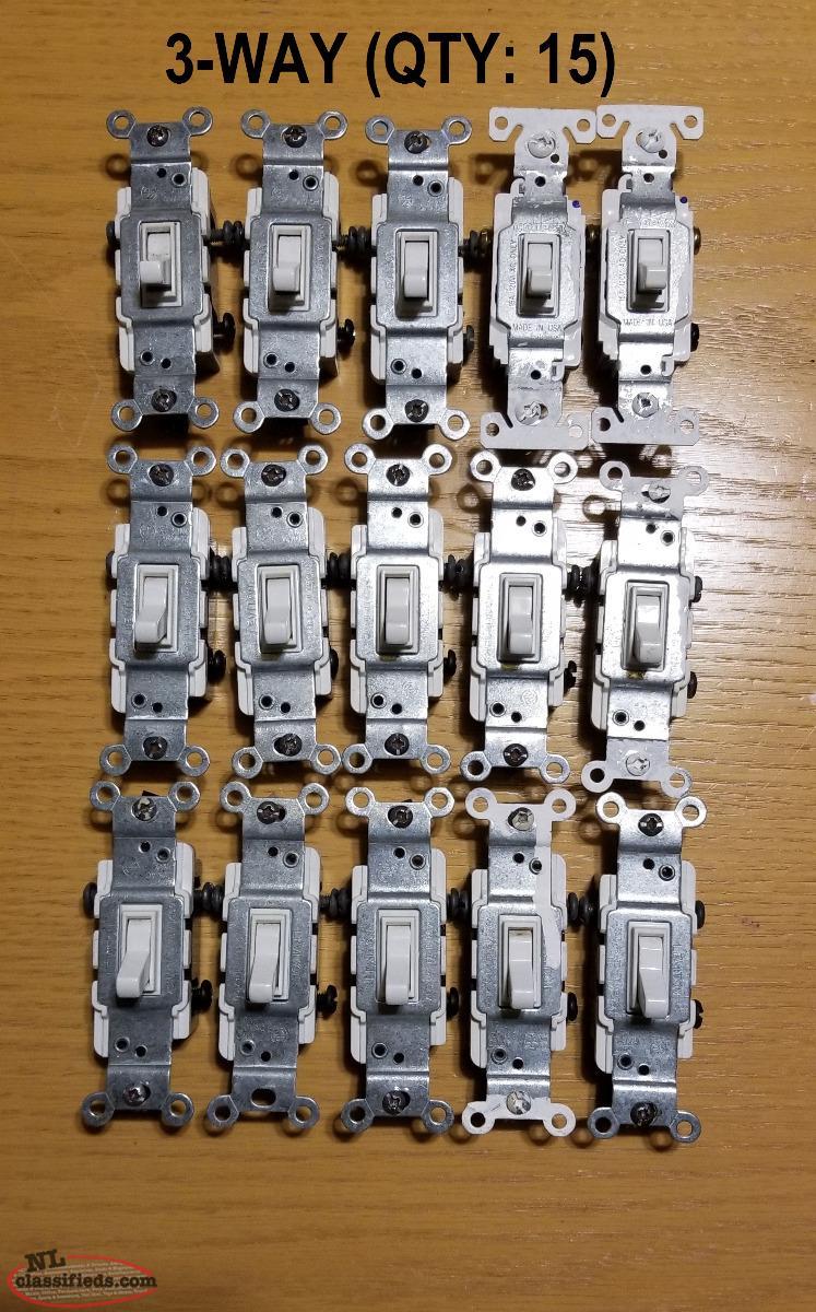 46 Receptacles, 37 Toggle Switches, 66 Wall Plates - Paradise ...